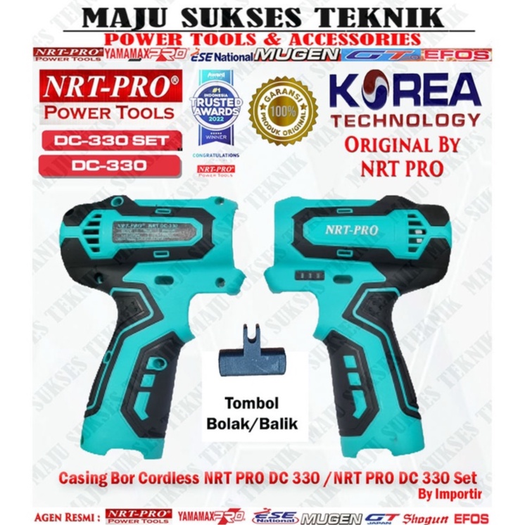 Jual Body Casing Mesin Bor Cordless NRT PRO DC 330 / NRT PRO DC 330 SET ...