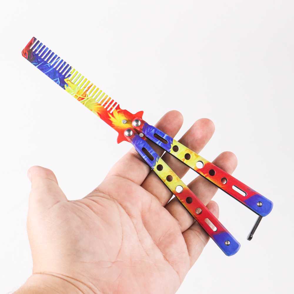Jual Butterfly Buterfly Balisong Trainer Training Knife Bentuk Pisau ...