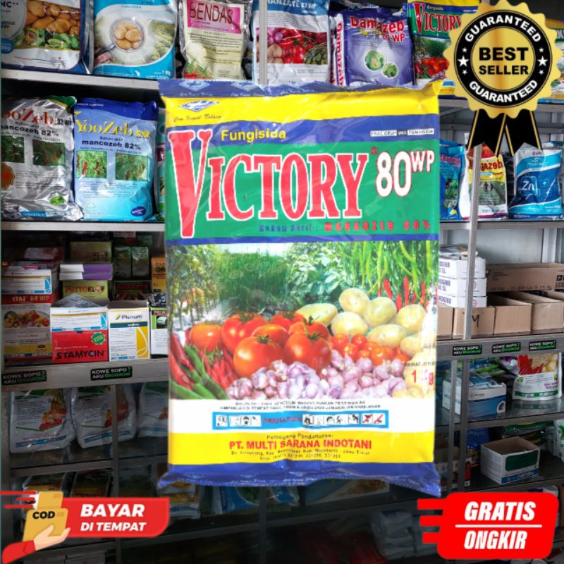 Jual fungisida VICTORY 80WP 1KG pengendali jamur pada tanaman | Shopee ...
