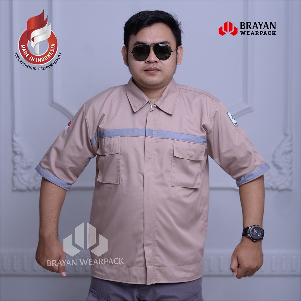 Jual Baju Kerja Kemeja Safety Wearpack Kerja Seragam Proyek Pakaian Lapangan Pdl Coksu Polos