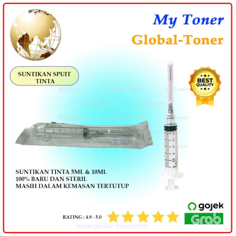 Jual Spuite Syringe Suntikan 5ml 5cc Tinta Refill Cair Cartridge ...