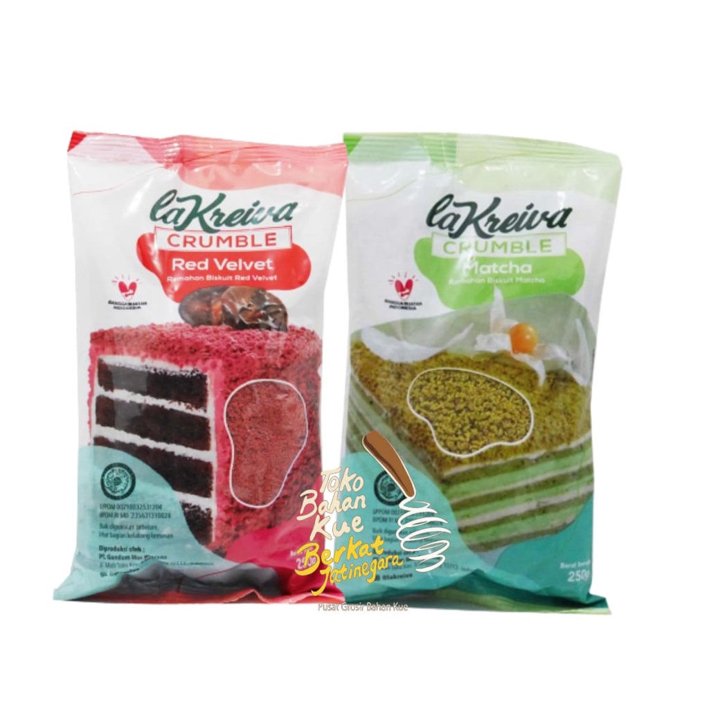 Jual LA KREIVA CRUMBLE EXTRA FINE KEMASAN 250 GR / COOKIES CRUMB ...