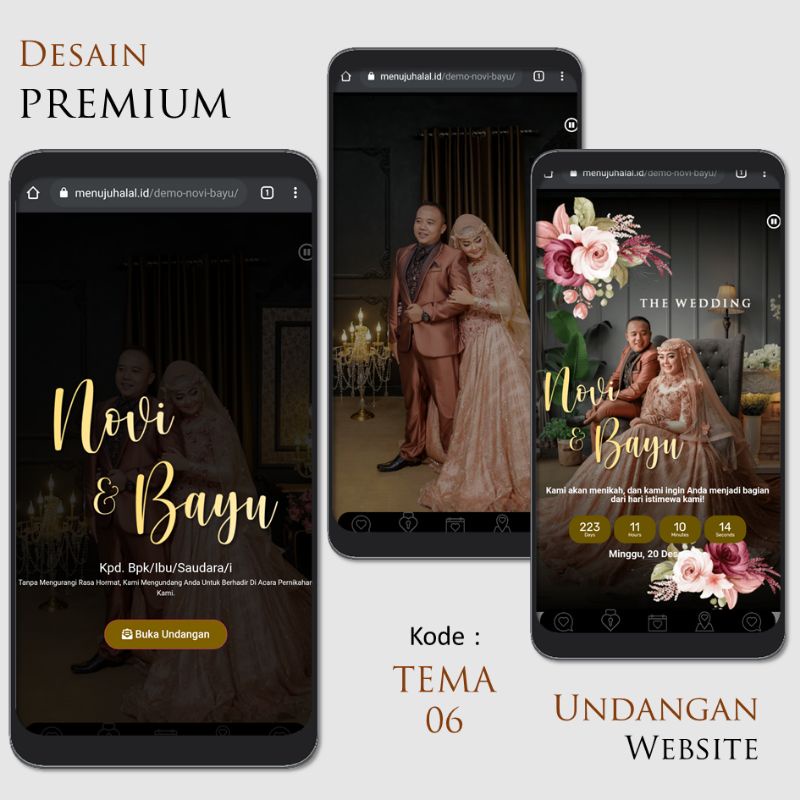 Jual UNDANGAN WEBSITE / UNDANGAN PERNIKAHAN / UNDANGAN WEB / UNDANGAN DIGITAL | Shopee Indonesia
