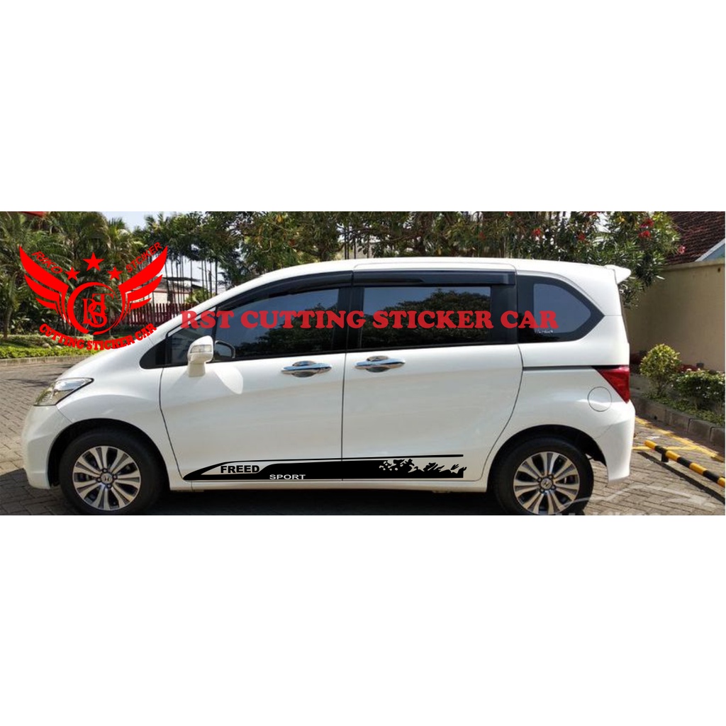 Jual Stiker striping cutting mobil honda freed cutting sticker mobil ...