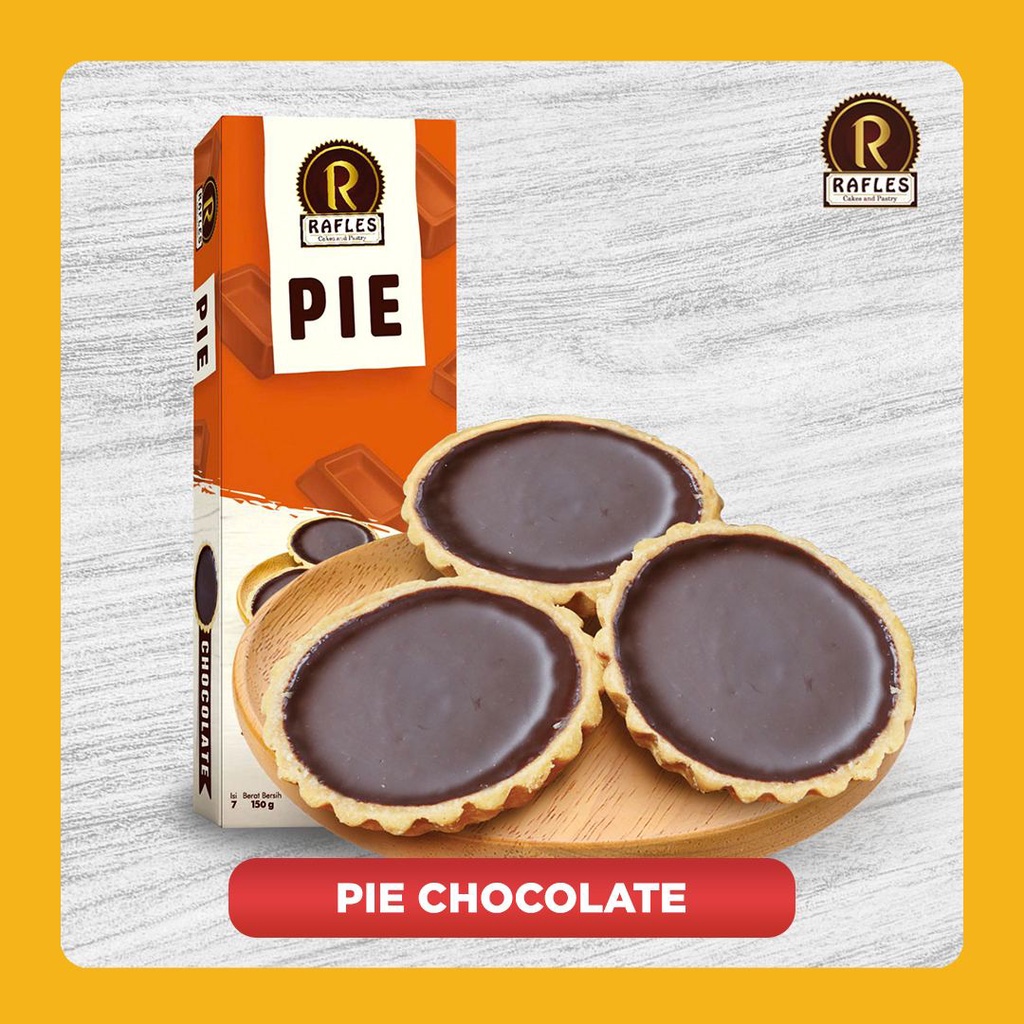 Jual Rafles Official - Pie Talas Coklat | Shopee Indonesia