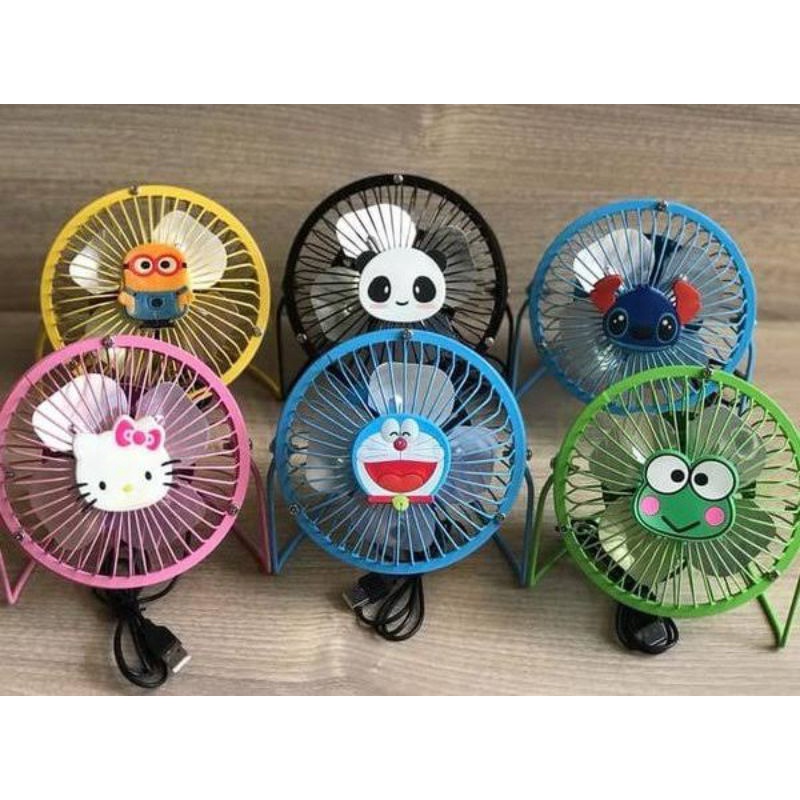 Jual kipas Angin Mini USB Karakter Besi | Shopee Indonesia