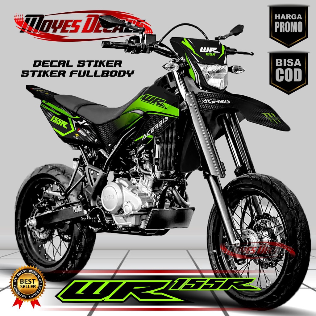 Jual Decal Stiker Atau Decal WR155 Full Body Variasi Decal Yamaha WR ...