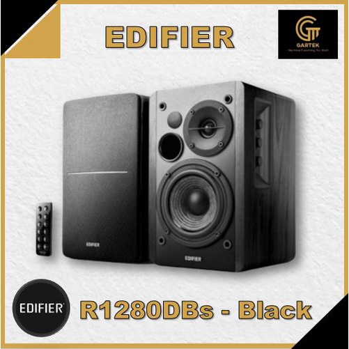 Jual Edifier R1280DBs Powered Bluetooth 5.0 Bookshelf Speakers Black/Hitam | Shopee Indonesia