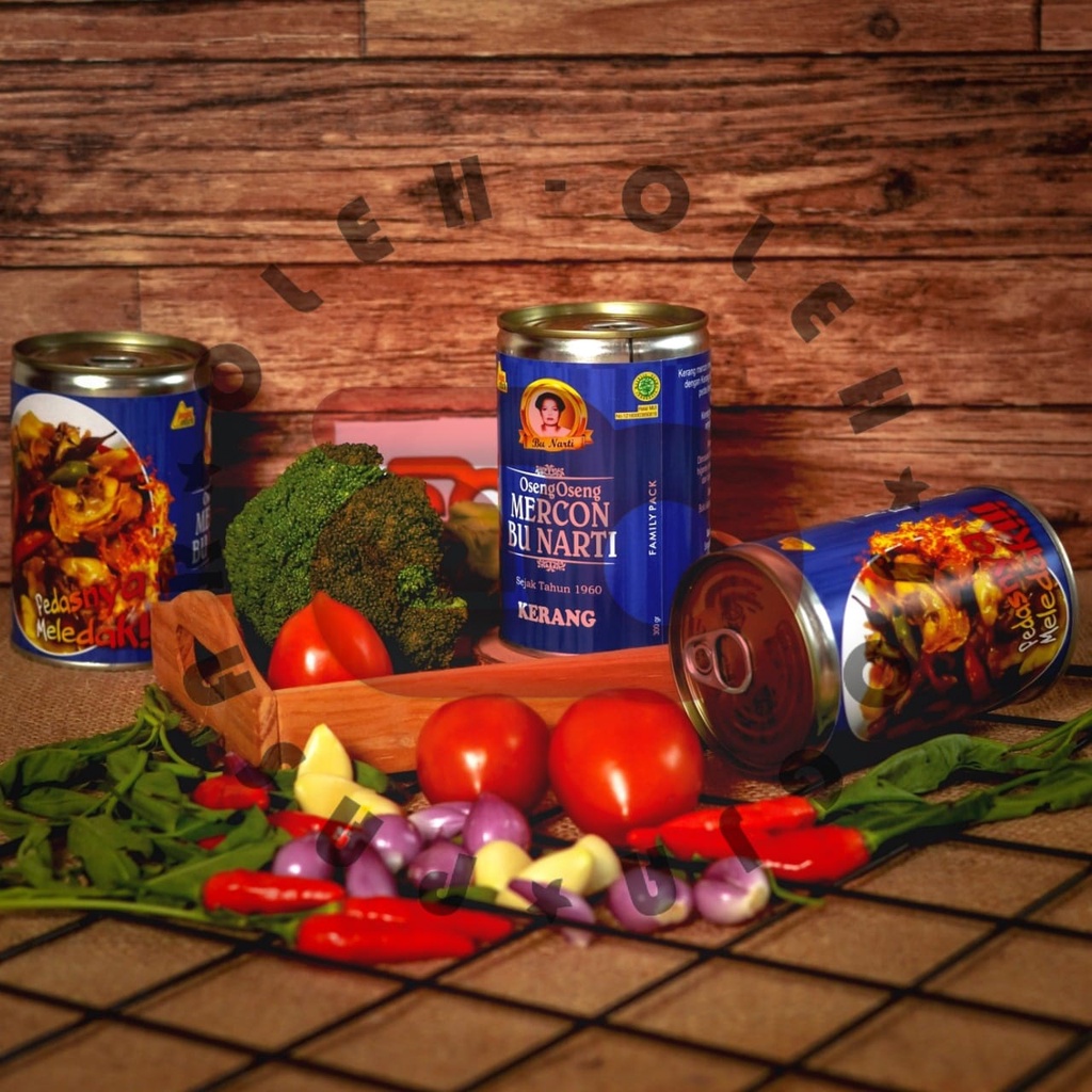 Jual Oseng-Oseng Mercon Bu Narti Makanan Khas Jogja Kemasan Kaleng ...