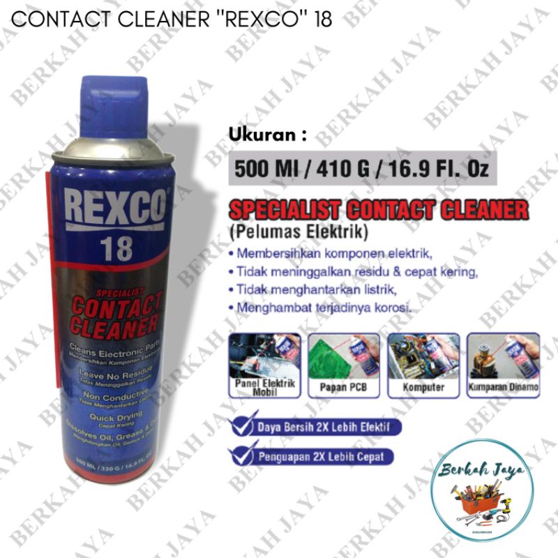 Jual TEKIRO Contact Cleaner REXCO 18 (500ml) | Pembersih Kompenen ...