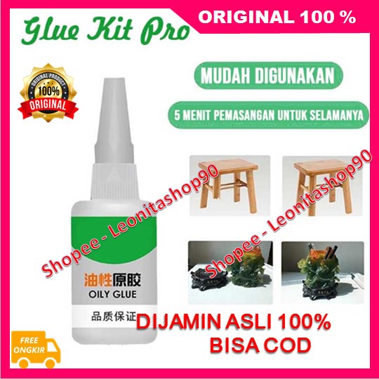 Jual Glue Kit Pro Lem Setan Super Glue Serbaguna kuat Cairan Perekat ...