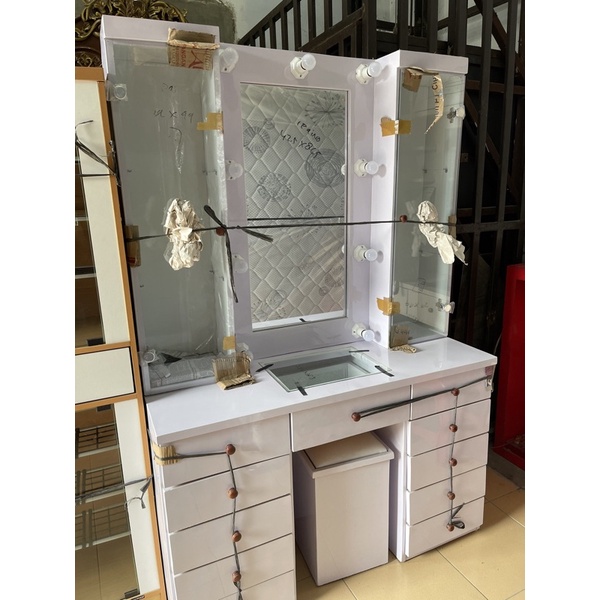 Jual Meja Rias HPL Lampu Led Jumbo | Shopee Indonesia