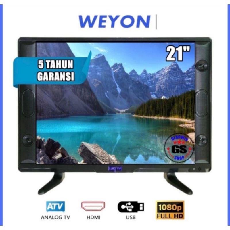 Jual PROMO TV LED 21 INCH HDMI VGA USB VA PS3 MONITOR DAN COMPUTERS ...