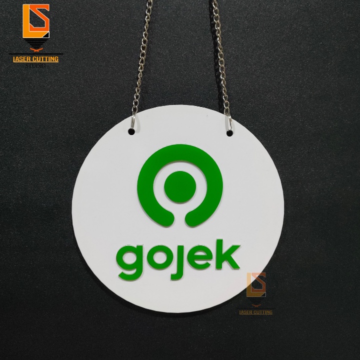 Jual Sign Gojek Acrylic Timbul | Sign Cafe Restoran Gojek | Shopee ...
