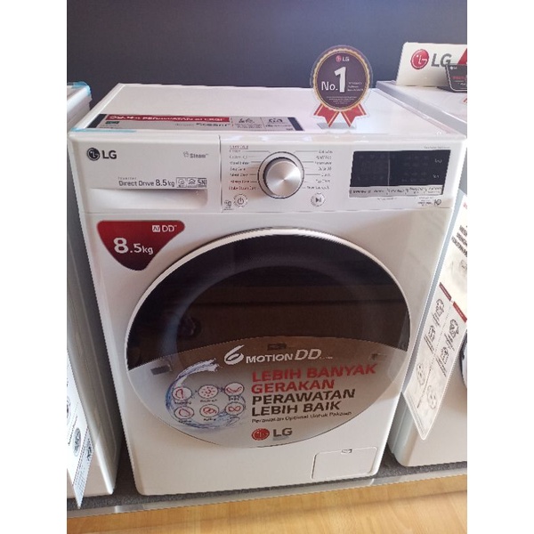 Jual MESIN CUCI LG FRONT LOADING 8,5kg FV1285S5WS | Shopee Indonesia