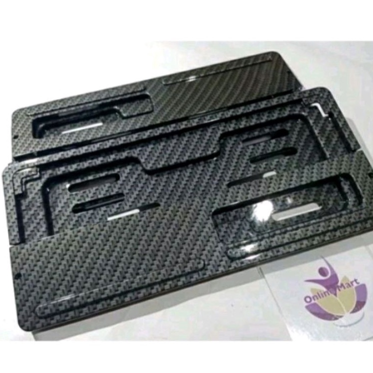 Jual tutup plat nomor karbon rumah plat carbon cover plat nomor dudukan ...