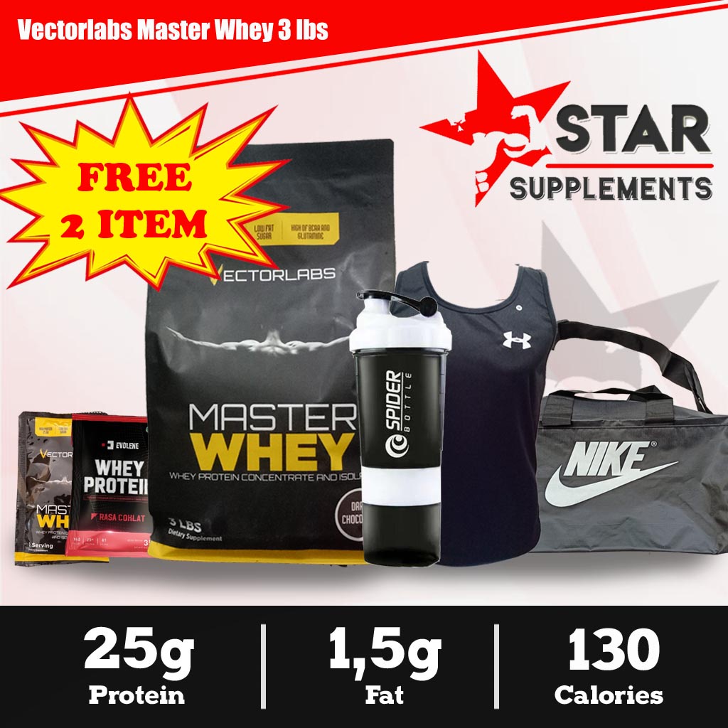 Jual Vector Labs Master Whey 3 Lbs (1400 gr) / Vectorlabs Whey Protein ...