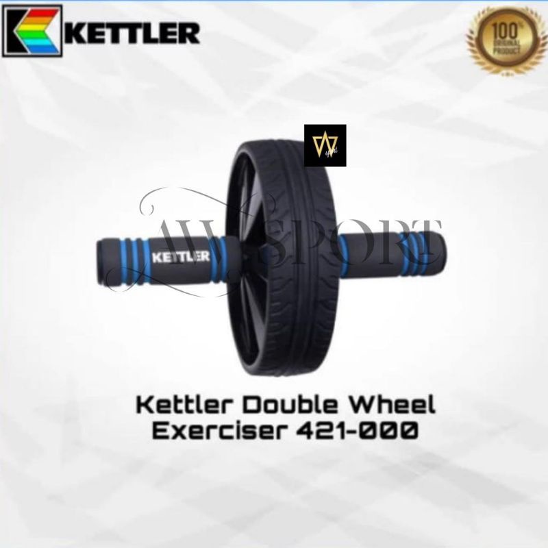 Jual KETTLER DOUBLE WHEEL EXERCISER 421-000 Black/Blue Original ...