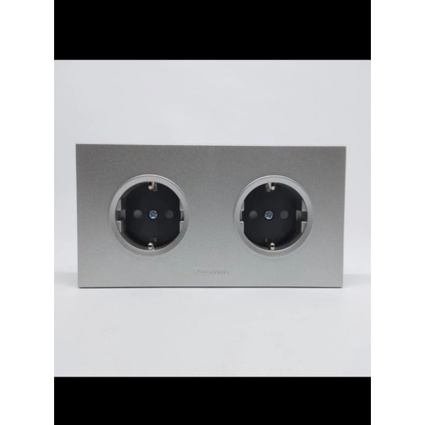 Jual panasonic wide series stop kontak stopkontak colokan listrik putih ...