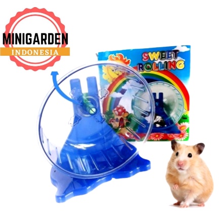 Jual MAINAN HAMSTER ROLLING KINCIR HAMSTER SUGAR GLIDER JOGGING WHEEL ...