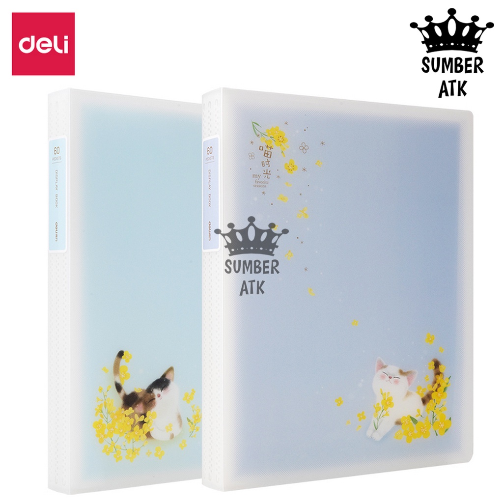 Jual Deli File Map Buku A4 30/40/60 Halaman Desain Kartun Anti Air ...