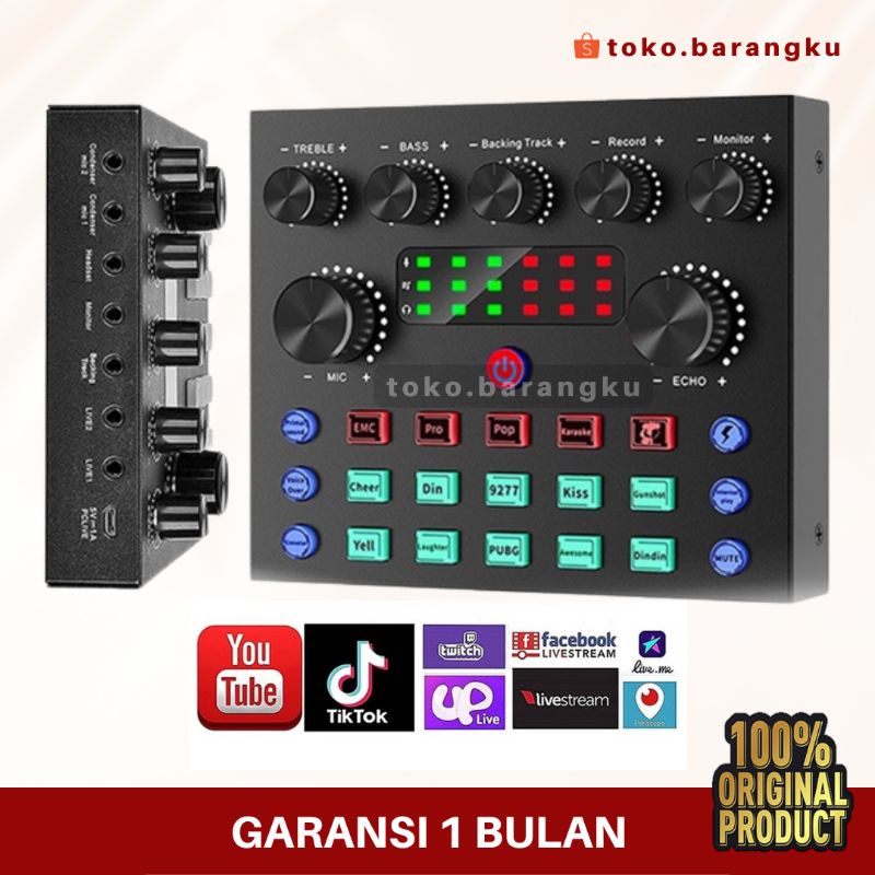 Jual Taffware / Taffstudio V8s Bluetooth Audio USB External Soundcard ...