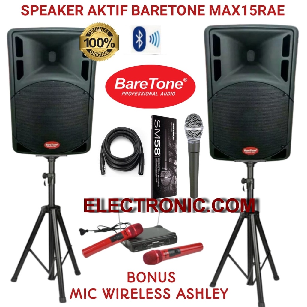 Jual SPEAKER AKTIF BARETONE MAX15RAE SPEAKER AKTIF 15INCH ORIGINAL ...