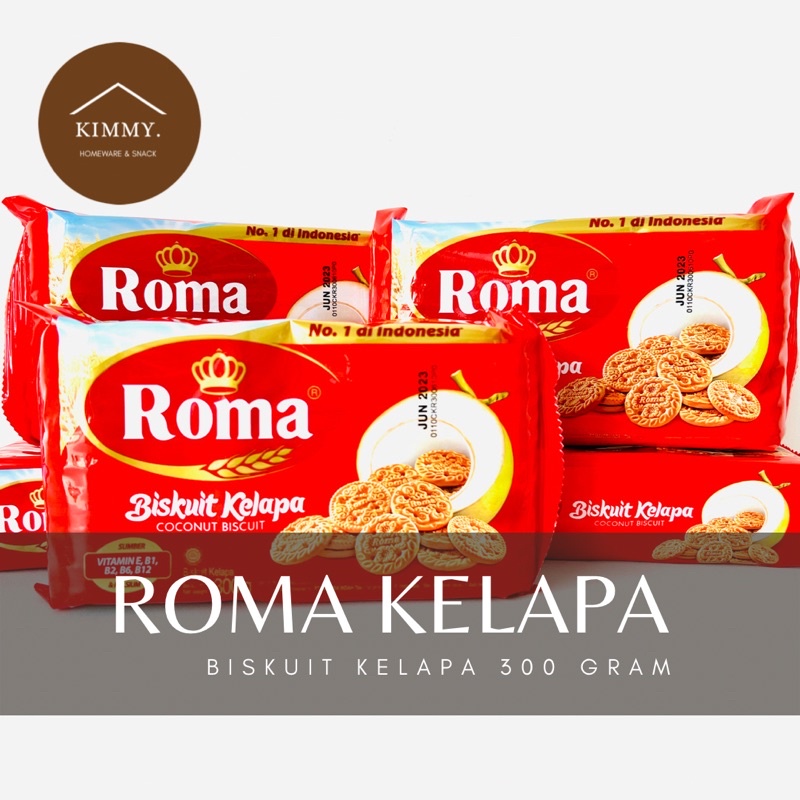 Jual ROMA KELAPA 300 GRAM / BISKUIT ROMA KELAPA MAYORA / ROMA BISKUIT ...
