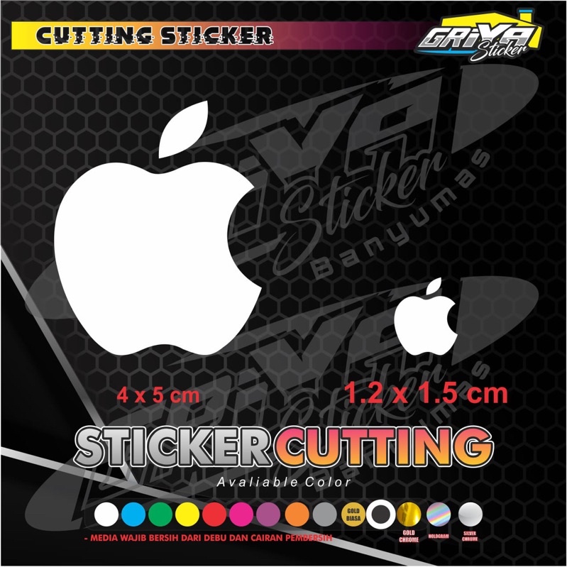Jual Stiker hp handphone appl* sticker cutting | Shopee Indonesia