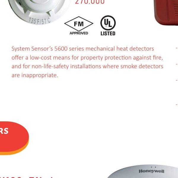 Jual Honeywell 5601P Heat Detector | Shopee Indonesia