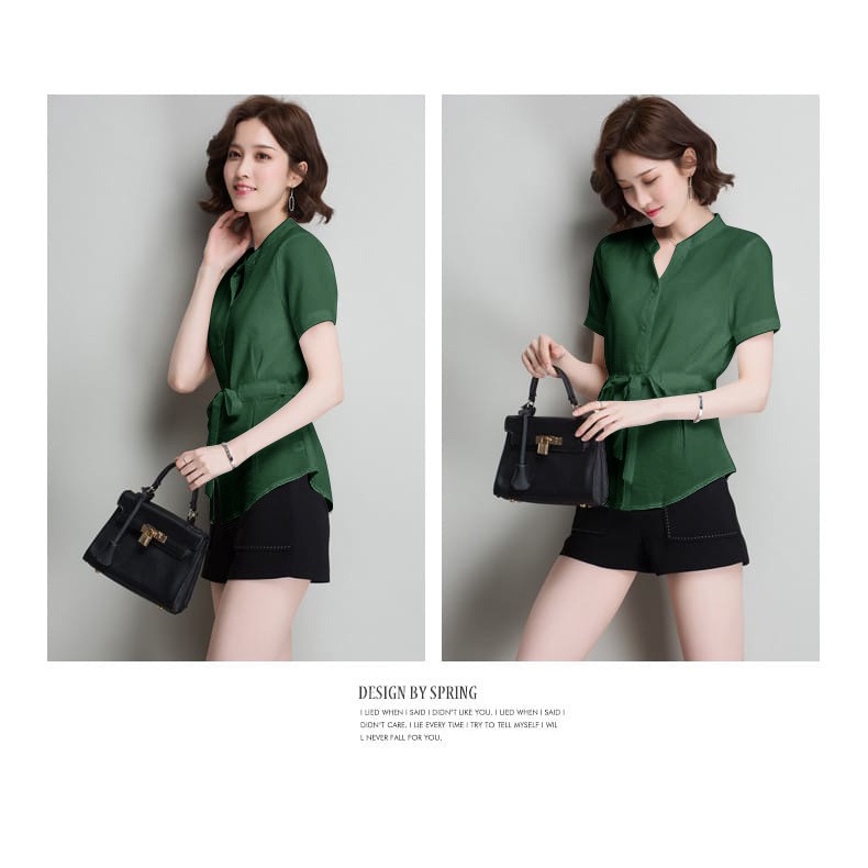 Jual SEVEN.CLOTH blouse polos / blouse wanita fashion / blouse vneck ...