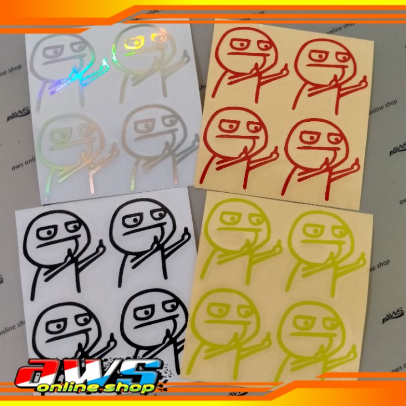 Jual Sticker Middle Finger Fucek Animasi 3 | Shopee Indonesia