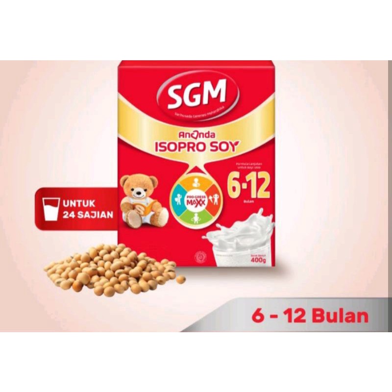 Jual SGM Ananda Soya 6-12 Bulan 400gr / Susu Pertumbuhan Anak / Kemasan ...