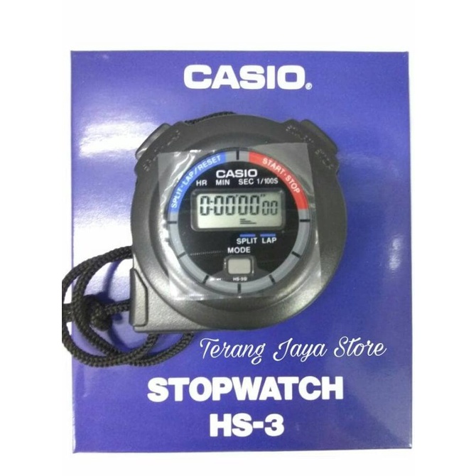 Jual Stopwatch Casio HS3 (Alat pengukur waktu) | Shopee Indonesia