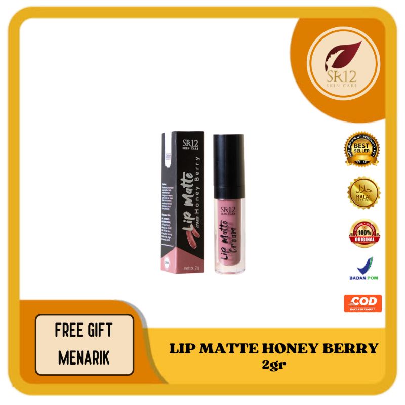 Jual (bisa cod) lip matte cream sr12 lip matte lip cream matte lip ...
