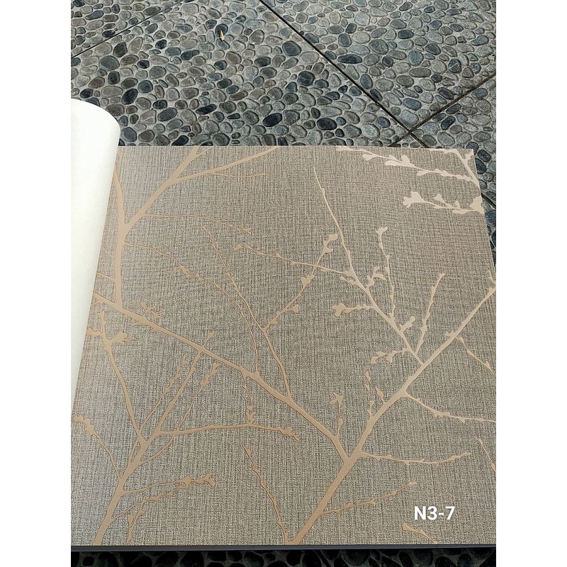 Jual Wallpaper Dinding Motif Ranting Pohon Mengkilap | Shopee Indonesia