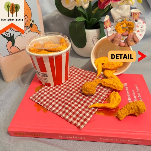 Jual Penghapus Bucket Ayam Goreng Isi 8 Pcs Free Box Import Cute Eraser ...