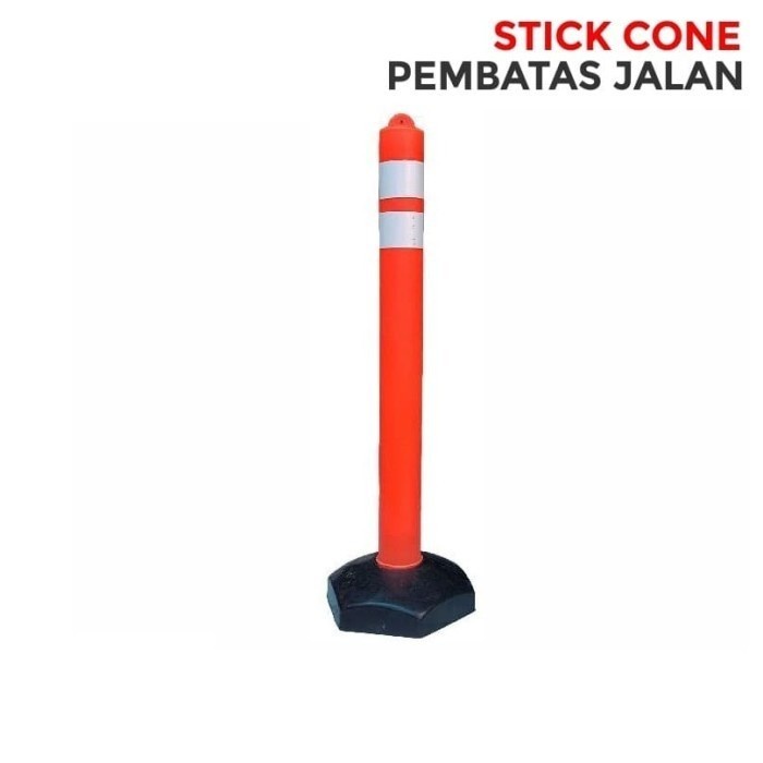 Jual stick cone plastik / stik cone pembatas jalan plastik | Shopee ...