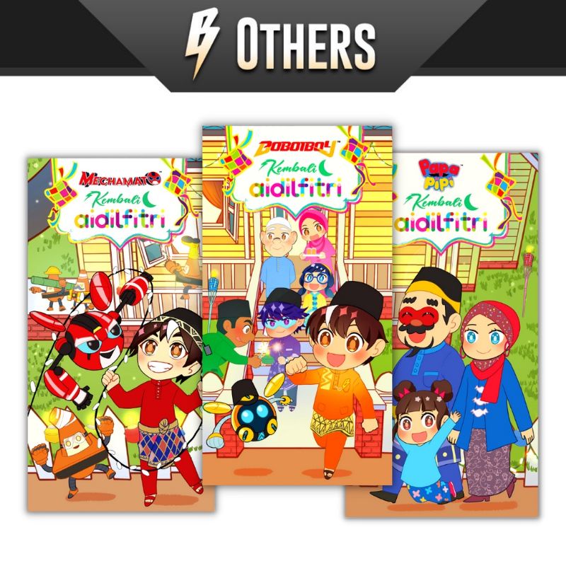 Jual BoBoiBoy Mechamato Papa Pipi Sampul Raya - Design C | Shopee Indonesia