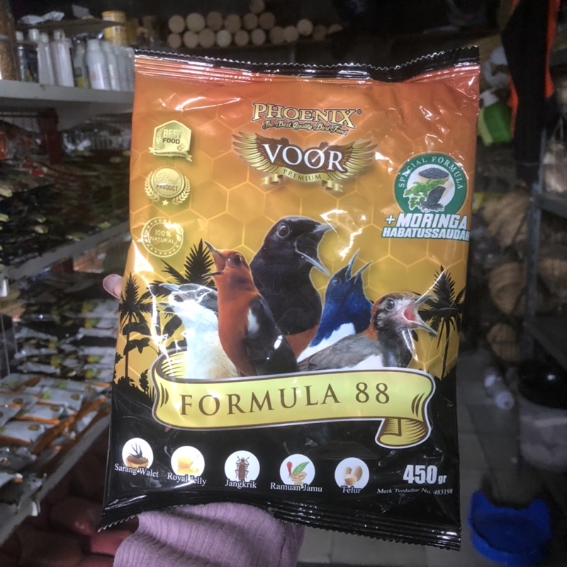 Jual PHOENIX FORMULA 88 PAKAN BURUNG BEO MURAI KACER JALAK Dll VOER ...