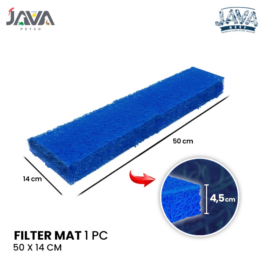 Jual JAVA Filter Hi-Density Media Filter/Biru/japmat Kolam Matt 50x14cm ...