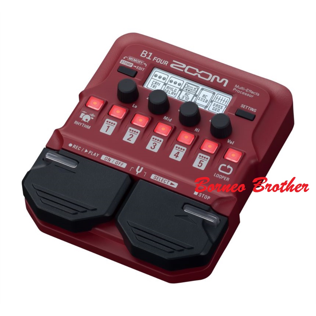 Jual Zoom B1 FOUR B1-FOUR B1FOUR Original Multi Efek Bass | Shopee ...