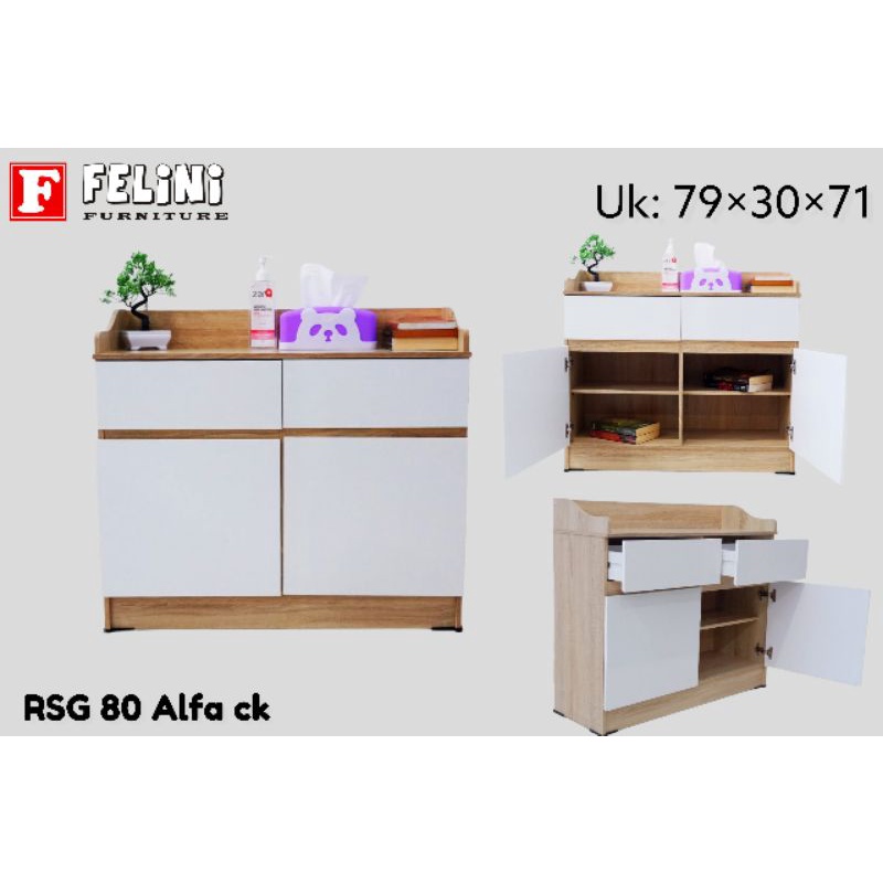 Jual Lemari kecil minimalis | Lemari kabinet | Rak serba guna | RSG 80 ...