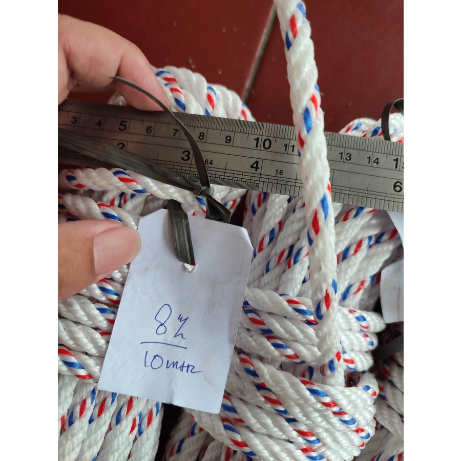 Jual TALI 8MM PPD (ECERAN MURAH) TALI IKAT MOBIL / TAMBANG LOSBAK ...
