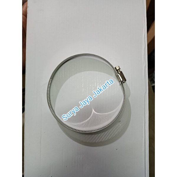 Jual Klem stainless 4 inch / Klem flexible pembuangan cooker hood ...