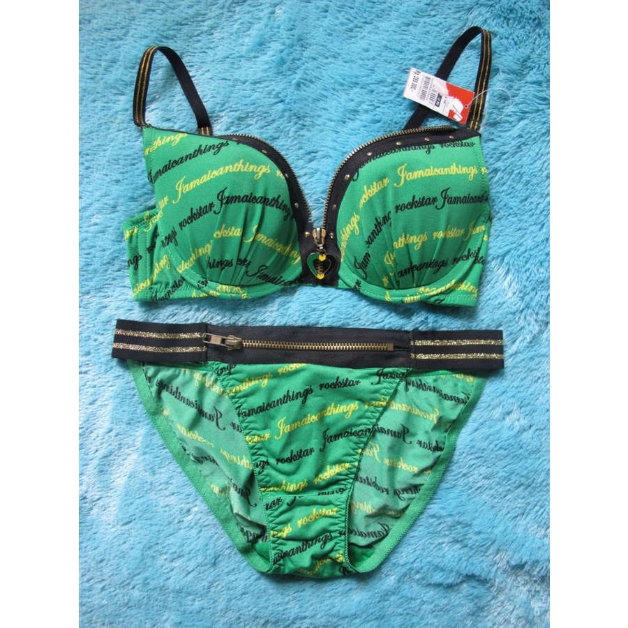 Jual BRA SET AIMER FEEL 801 GRN SIZE 32E (E70) PANTY M - NORMAL PRICE ...