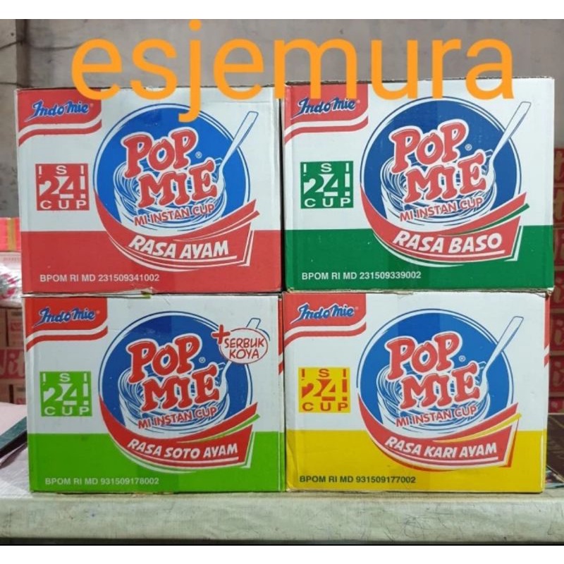 Jual 1 dus pop mie jumbo all varian isi 24 pcs | Shopee Indonesia