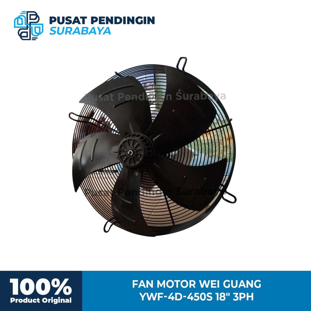 Jual FAN MTR. WEIGUANG YWF-4D-450S 18" 3PH - FAN CONDENSOR - 3PHASE | Shopee Indonesia