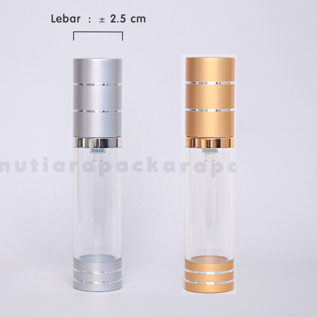 Jual TERMURAH !! BOTOL AIRLESS SILINDER BENING 20ML | Shopee Indonesia