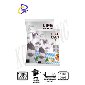 Jual LIFE CAT DRY FOOD 1 KG | Shopee Indonesia